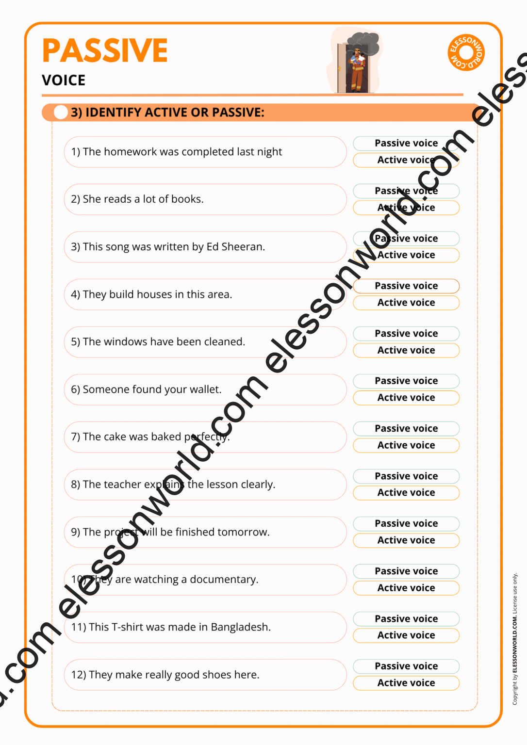 B1-B2 ESL Lesson: Passive Voice - Grammar & Speaking Activities ...