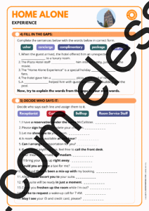 Home Alone Experience: B1–B2 Christmas ESL Lesson on Travel & Hotel English
