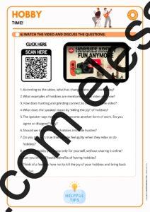 Hobbies and Free Time | A2–B1 ESL Speaking Lesson